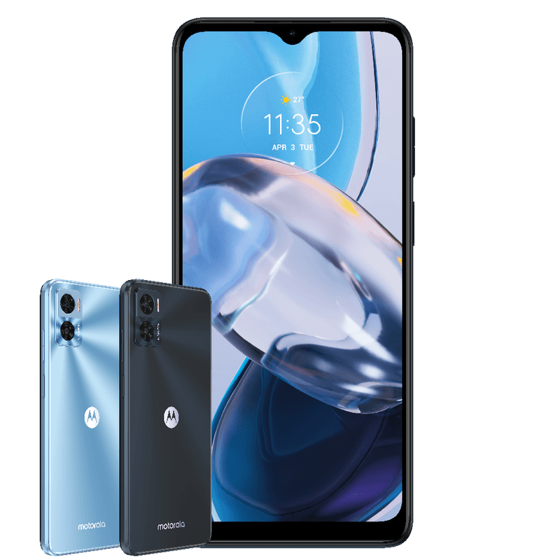 Moto e22: 4GB ram/ 64GB internos y sonido estéreo - Motorola Argentina